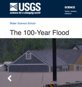 The 100 year flood